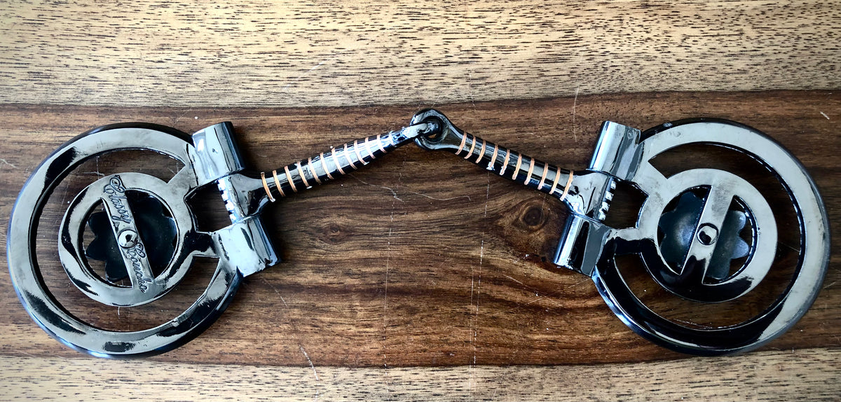 Classy Concho Cactus Flower Snaffle Bit