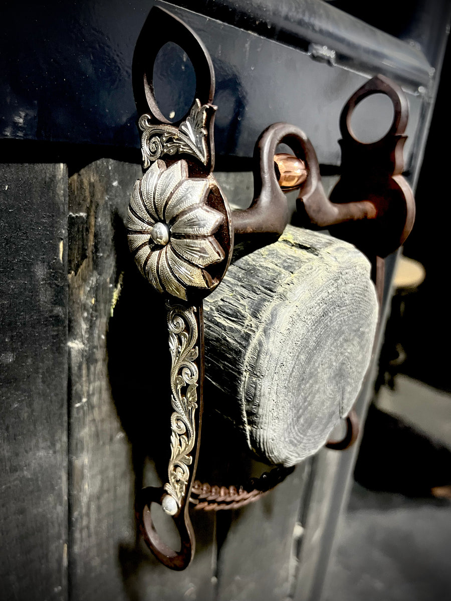 Classy Concho Cactus Flower Replica Bit