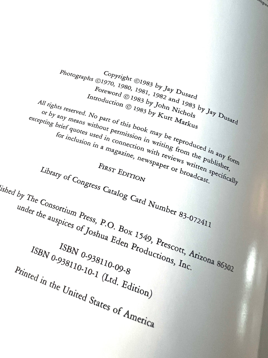 Jay Dusard “The North American Cowboy: A Portrait” Collector Book ...