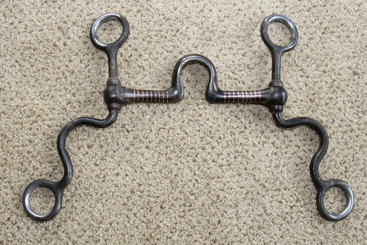 Les Vogt Maker Marked Loose Cheek, Solid Mouth Bit – Classy Concho