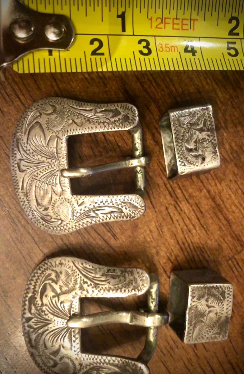 Vogt Sterling Buckle Set – Classy Concho