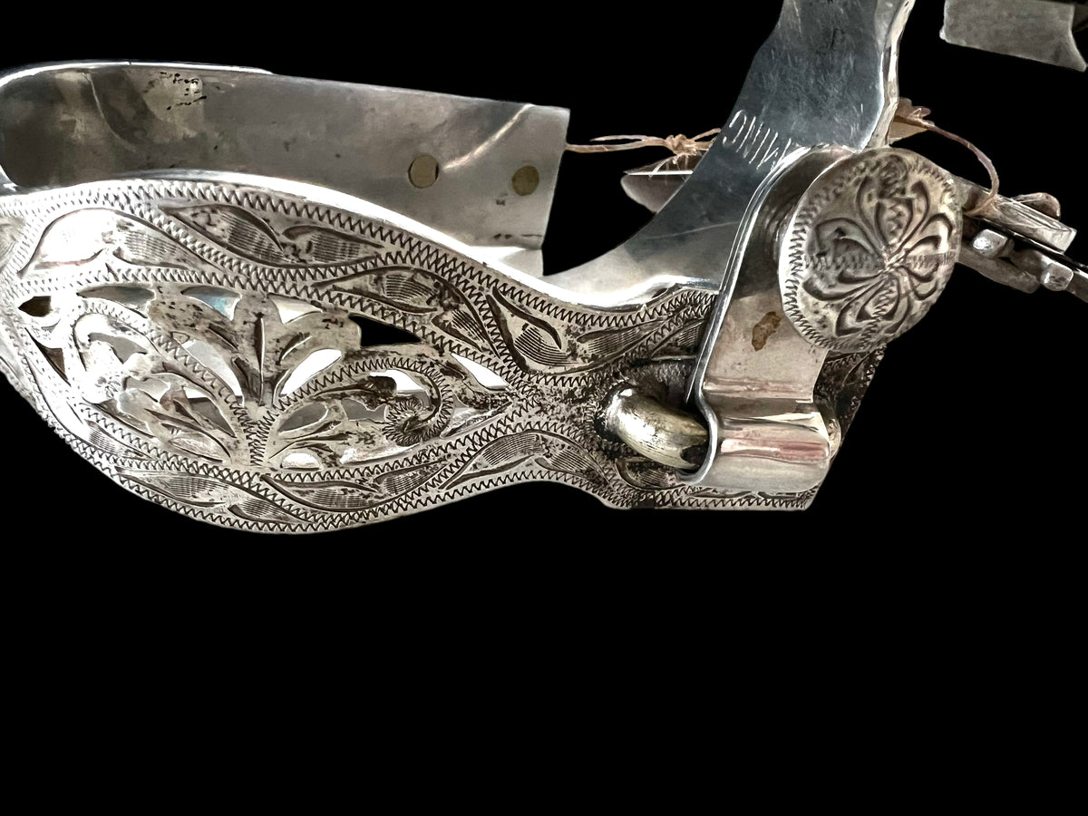 FLEMING Marked Filagree Spurs – Classy Concho