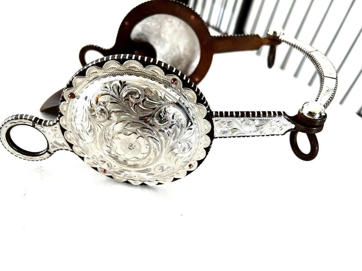 CC Big Concho Spade Bit-Brown – Classy Concho