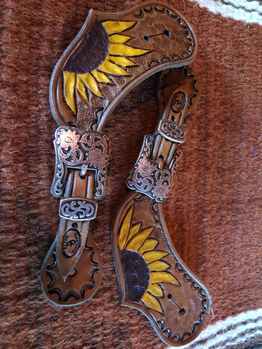 Sunflower Spur Straps – Classy Concho