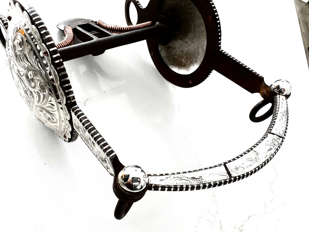 CC Big Concho Spade Bit-Brown – Classy Concho